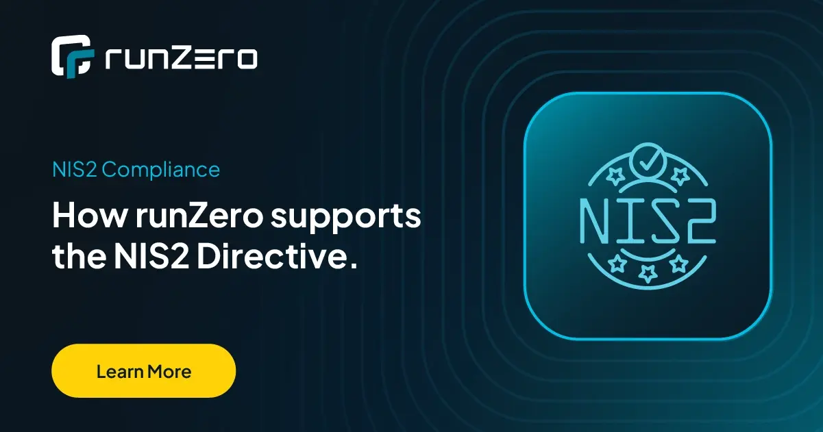 NIS2 Compliance with runZero