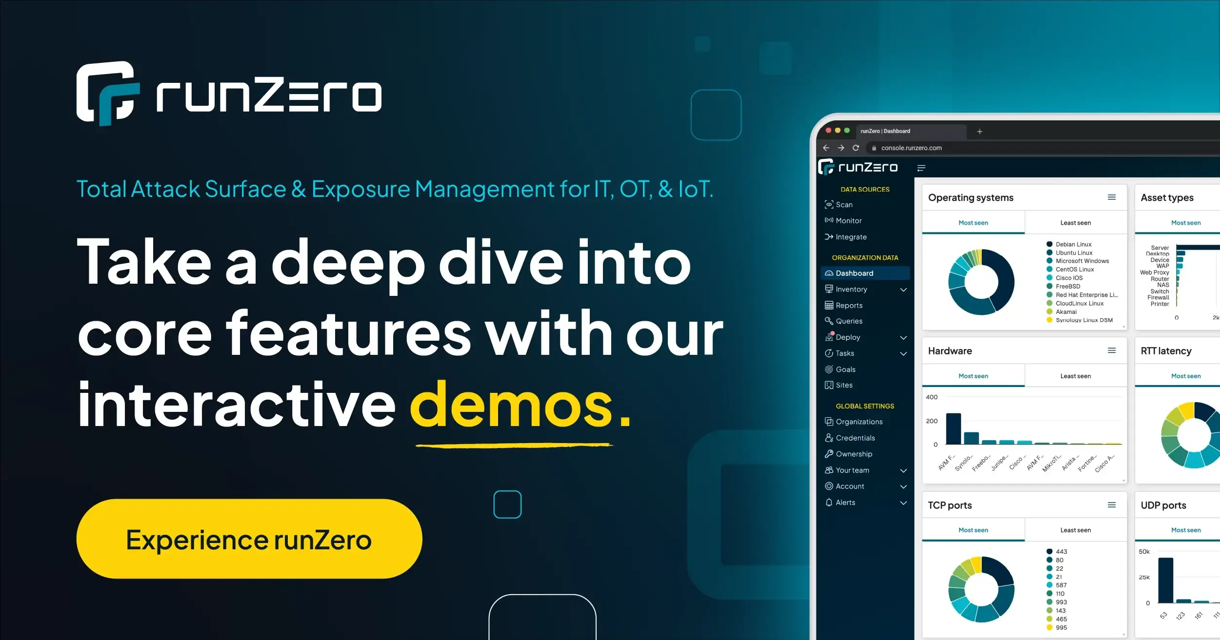 Interactive Demos - runZero
