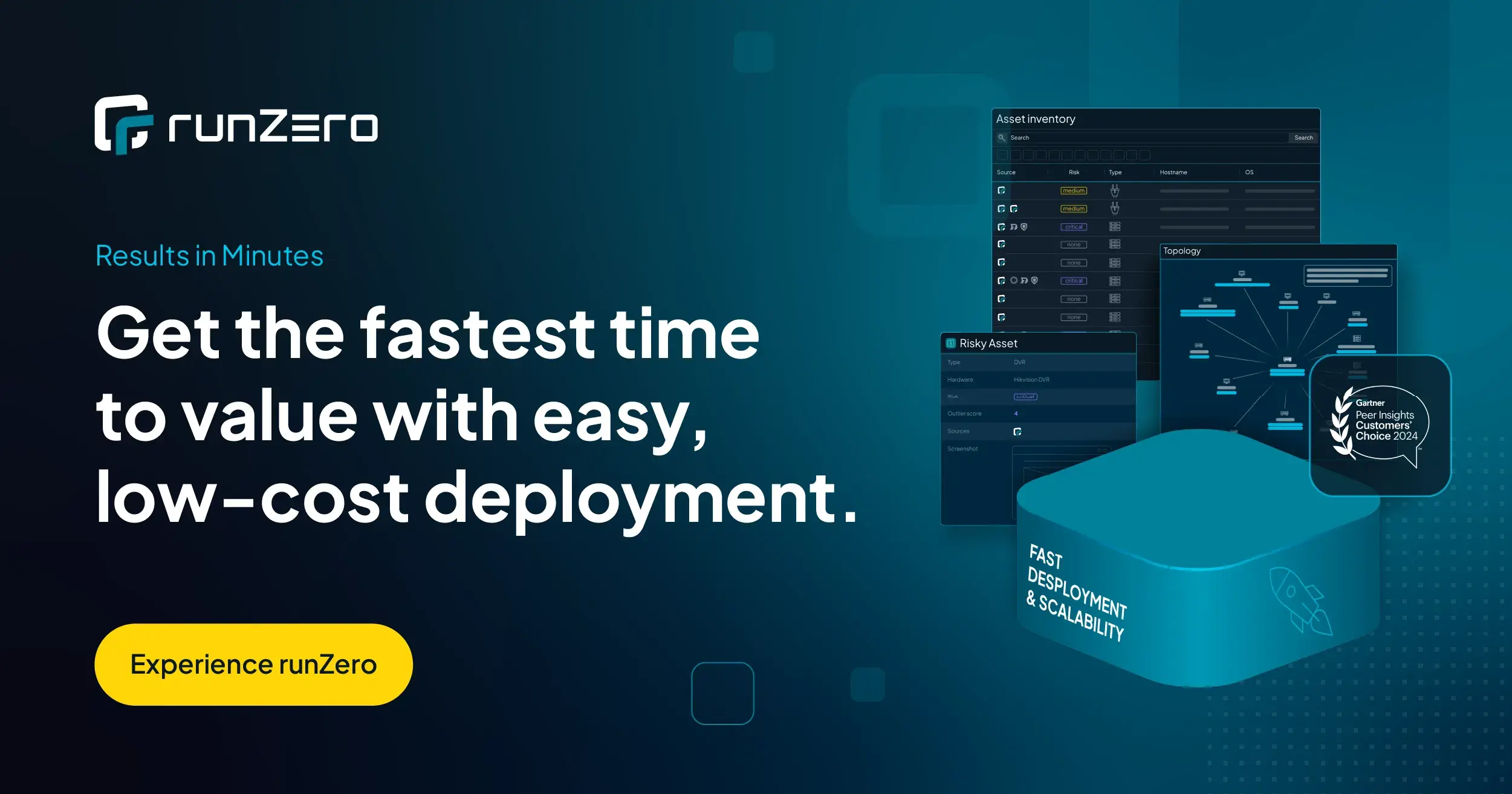 Deploy Fast and Scale Easily with runZero Platform