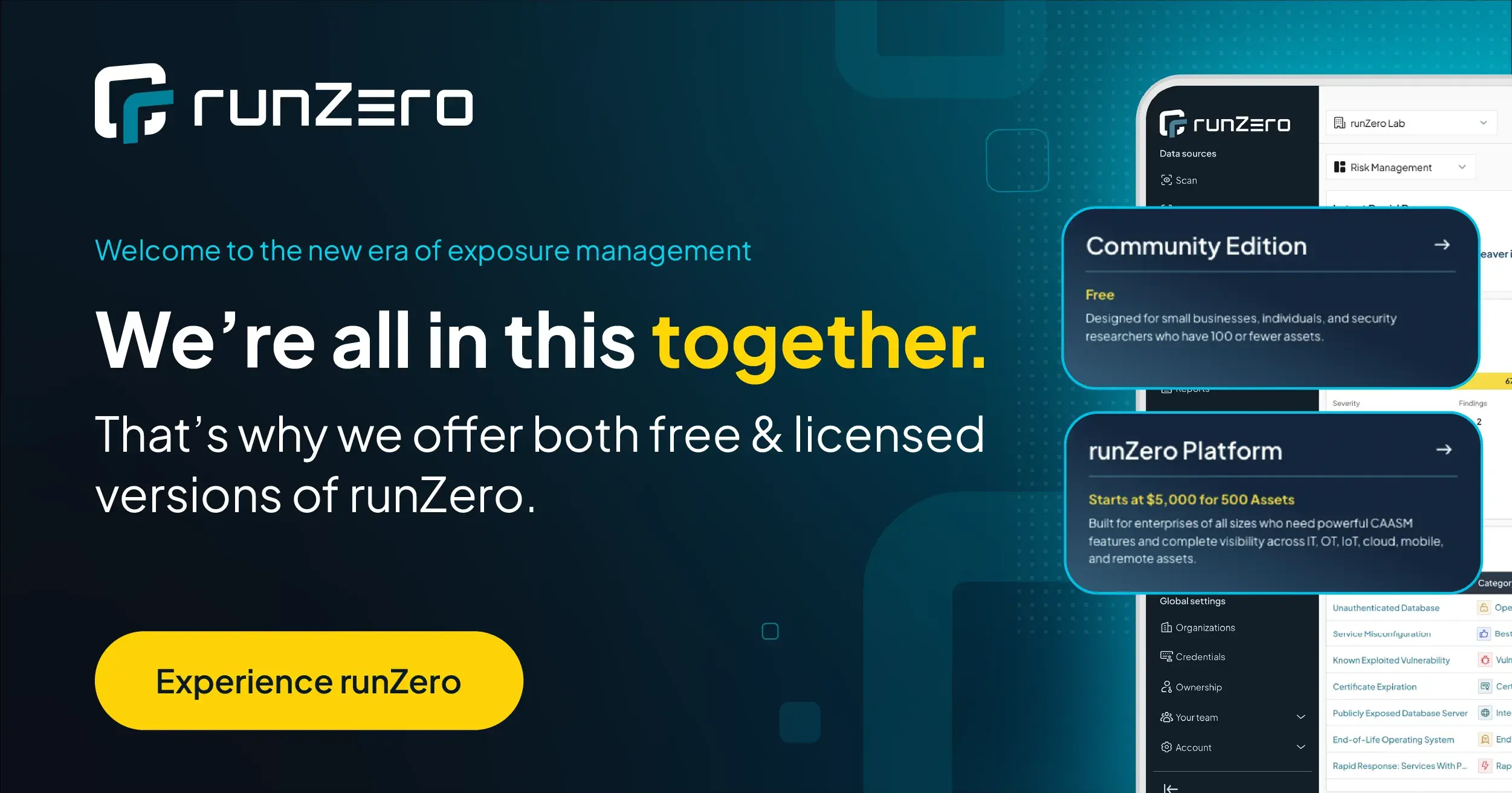 runZero Pricing - Get Started in Minutes with a Free Trial