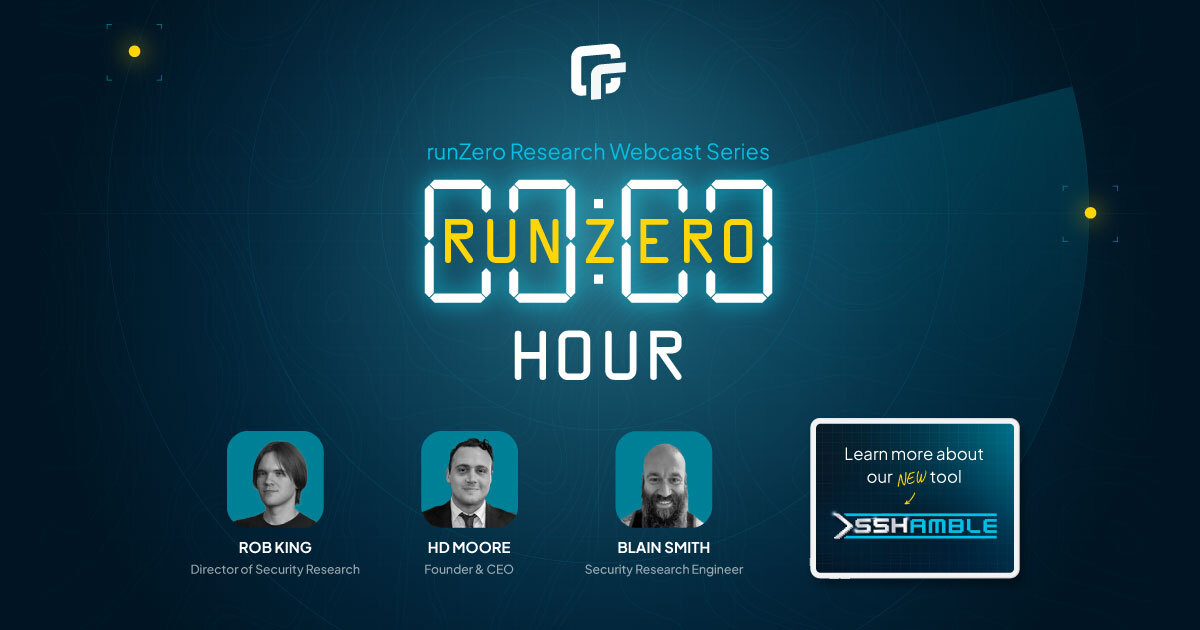runZero Hour: Episode 9