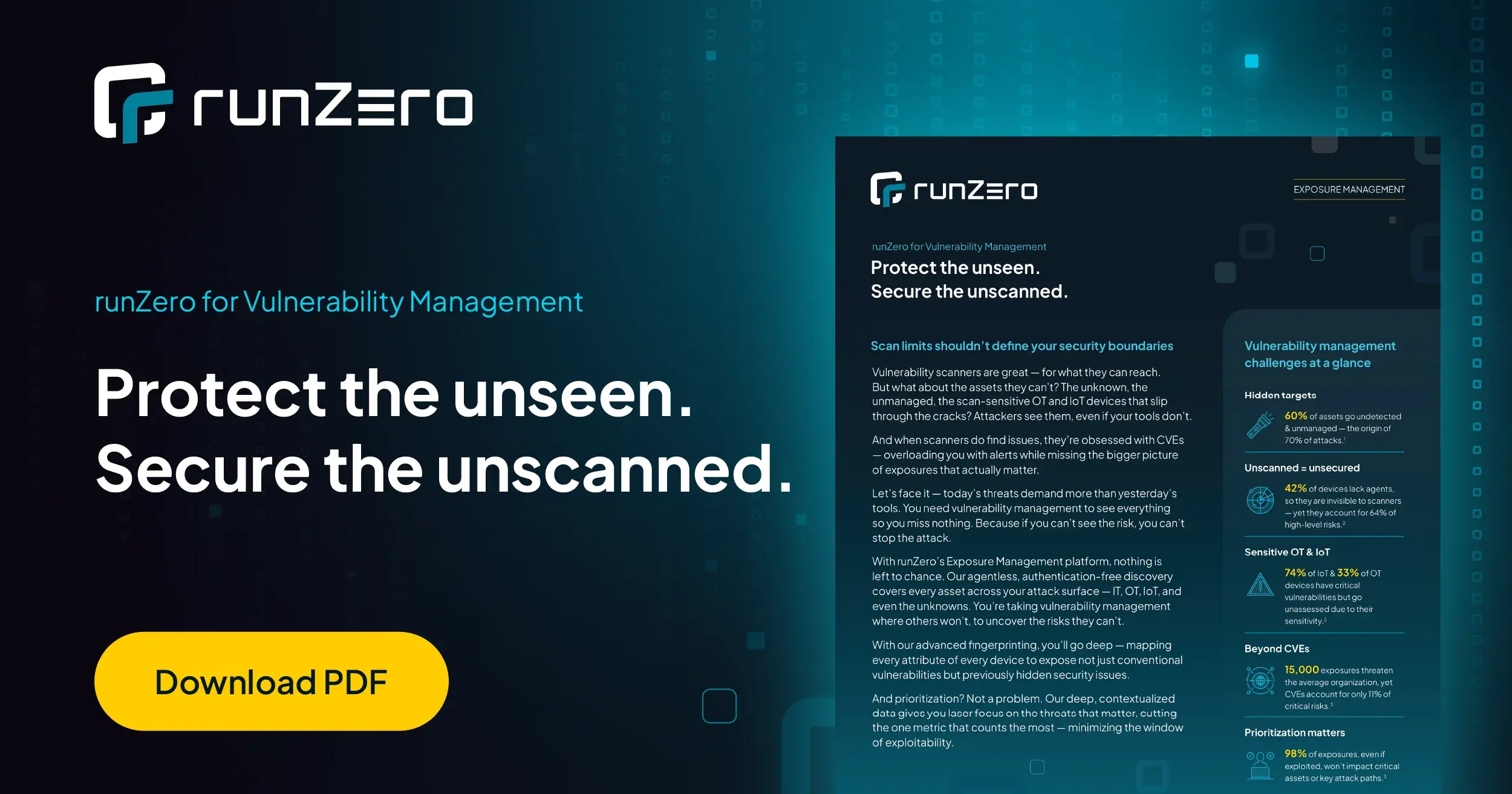 runZero for Vulnerability Management - Solution Brief